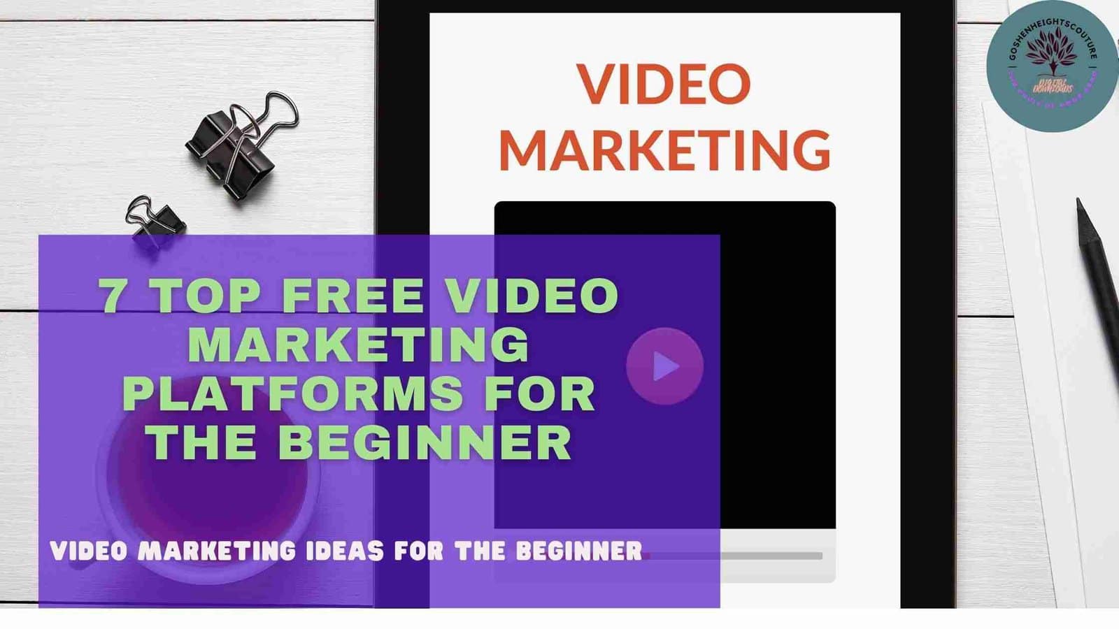 7 TOP FREE VIDEO MARKETING PLATFORM FOR THE BEGINNER - ER.JAMES